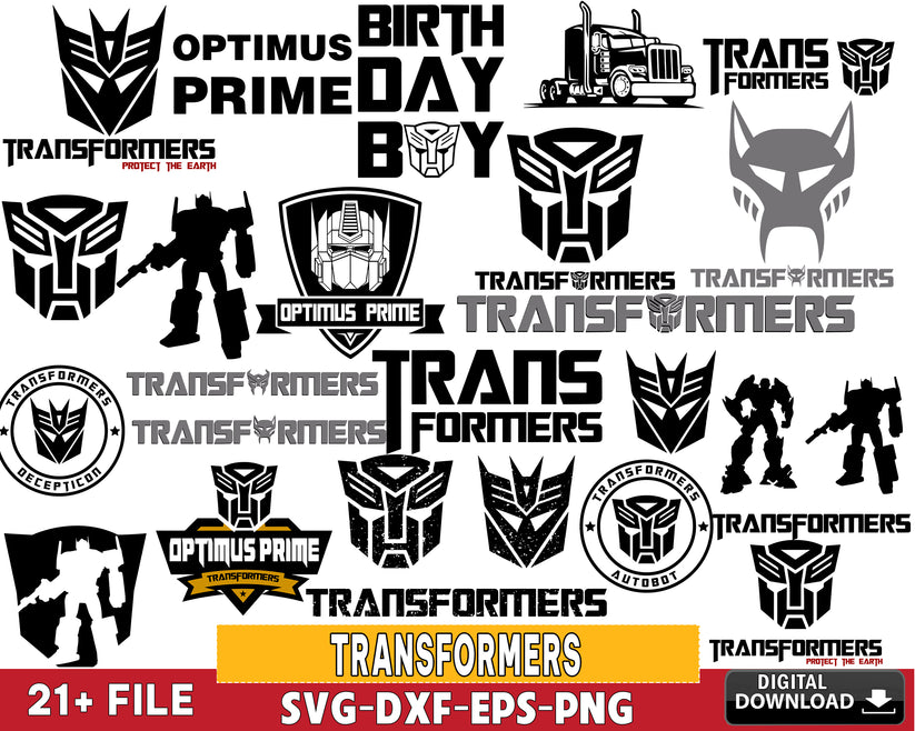 Transformers svg, Transformers logo, optimus prime svg, autobot svg, d ...