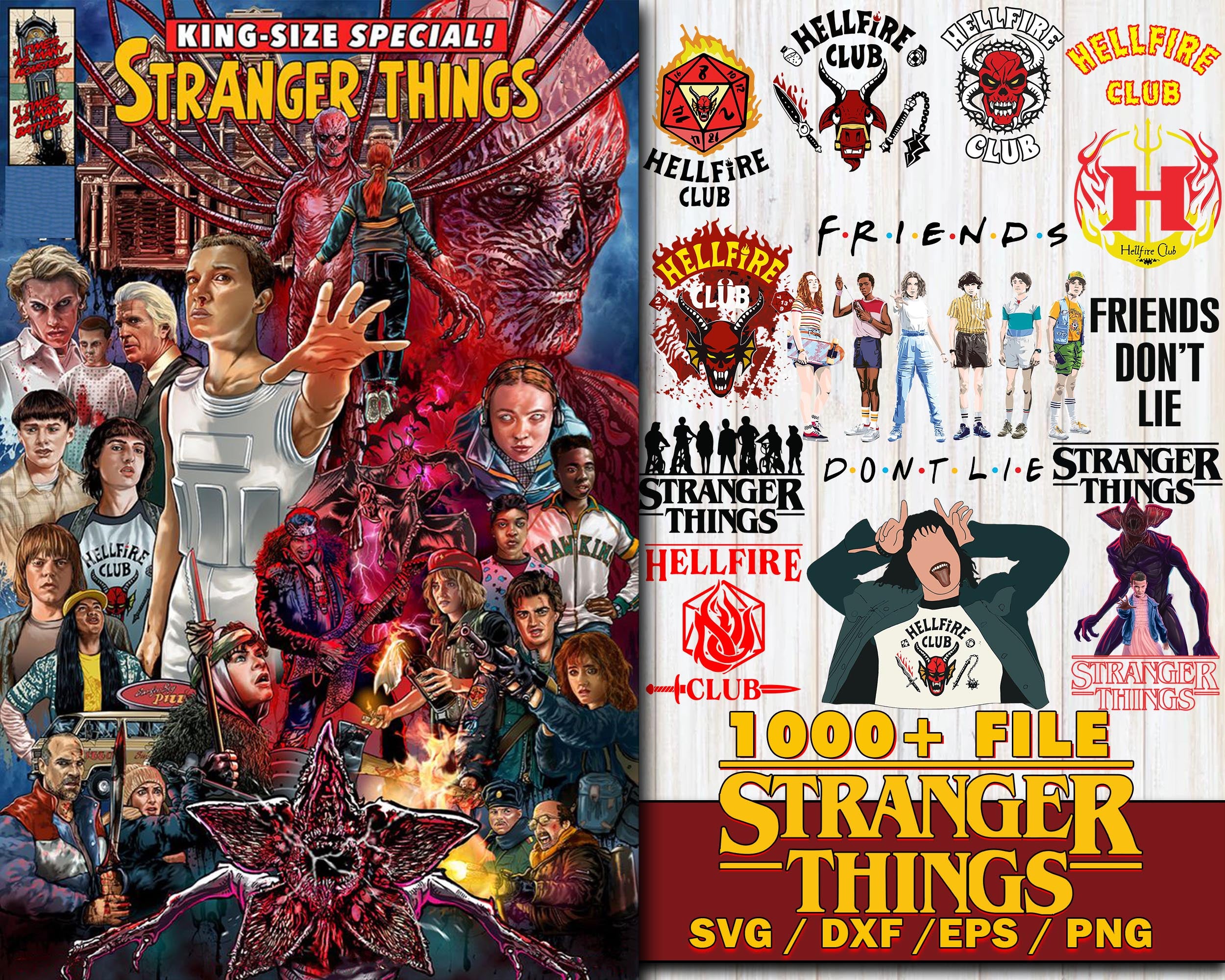 BUNDLE STRANGER THING – kingbundlesvg