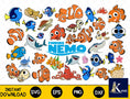 44+ file Finding Nemo SVG Mega Bundle svg eps png, for Cricut, Silhoue ...